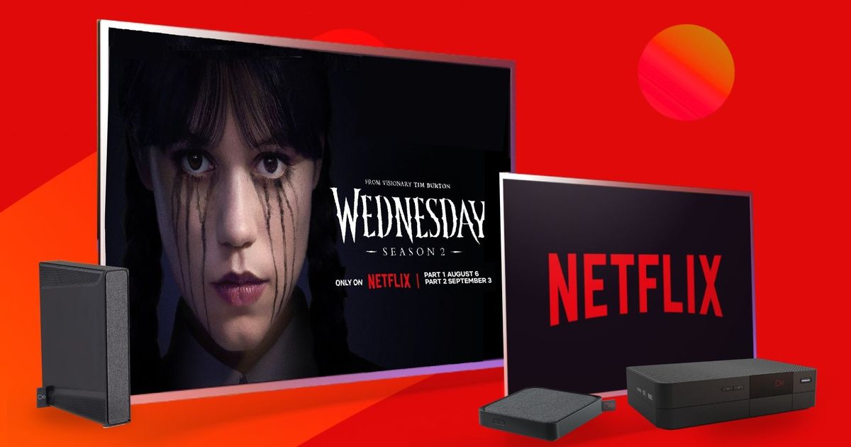 Get Netflix on us When You Choose Broadband and TV | Virgin Media O2