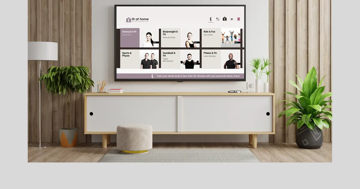 How To Watch Home Workouts On Your TV | FIIT and Fit at Home App on ...